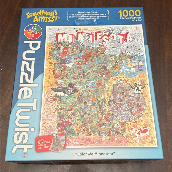 puzzle twist | Games | Color Me Minnesota Puzzle 00 Pieces Complete ...